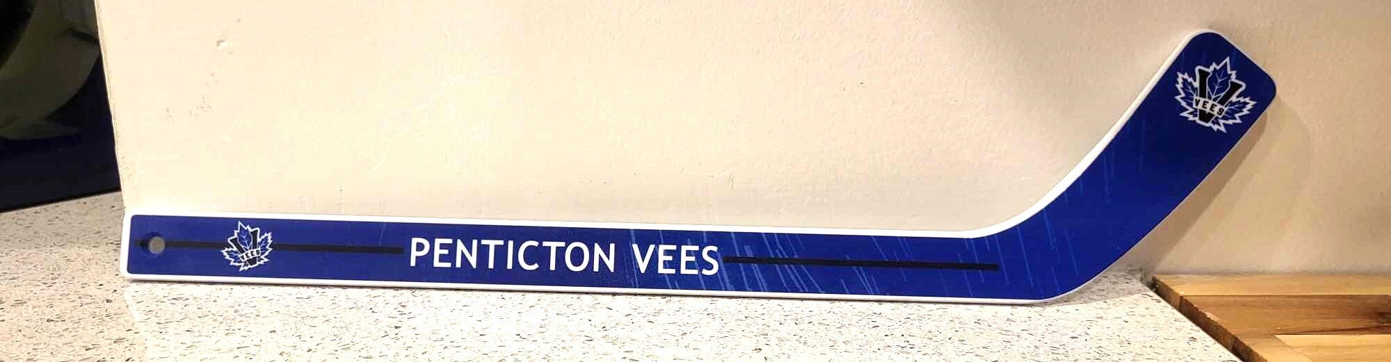 New Logo Mini Stick | Penticton Vees Blue Zone